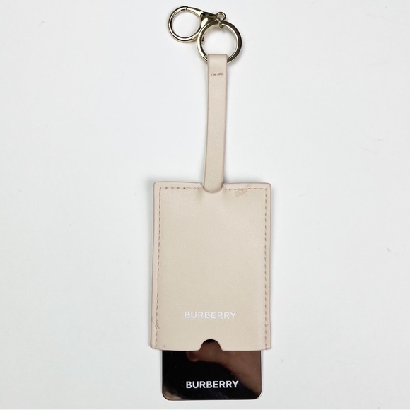 Burberry | Accessories | Burberry Slim Mirror Bag Charm In Leather Case ...